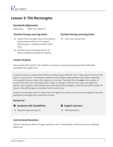 K 5 Math | Illustrative Mathematics | Preview Curriculum