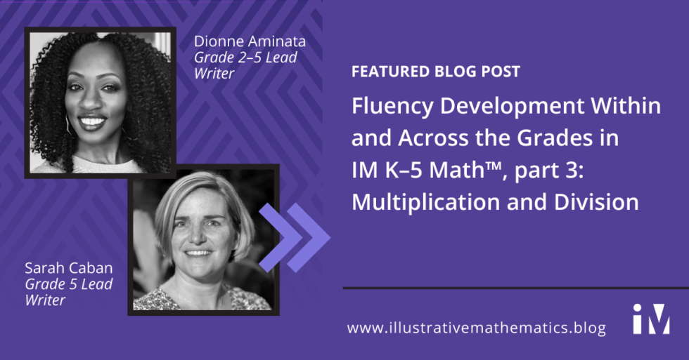 IM Math K–5 Fluency - Illustrative Mathematics K–12 Math